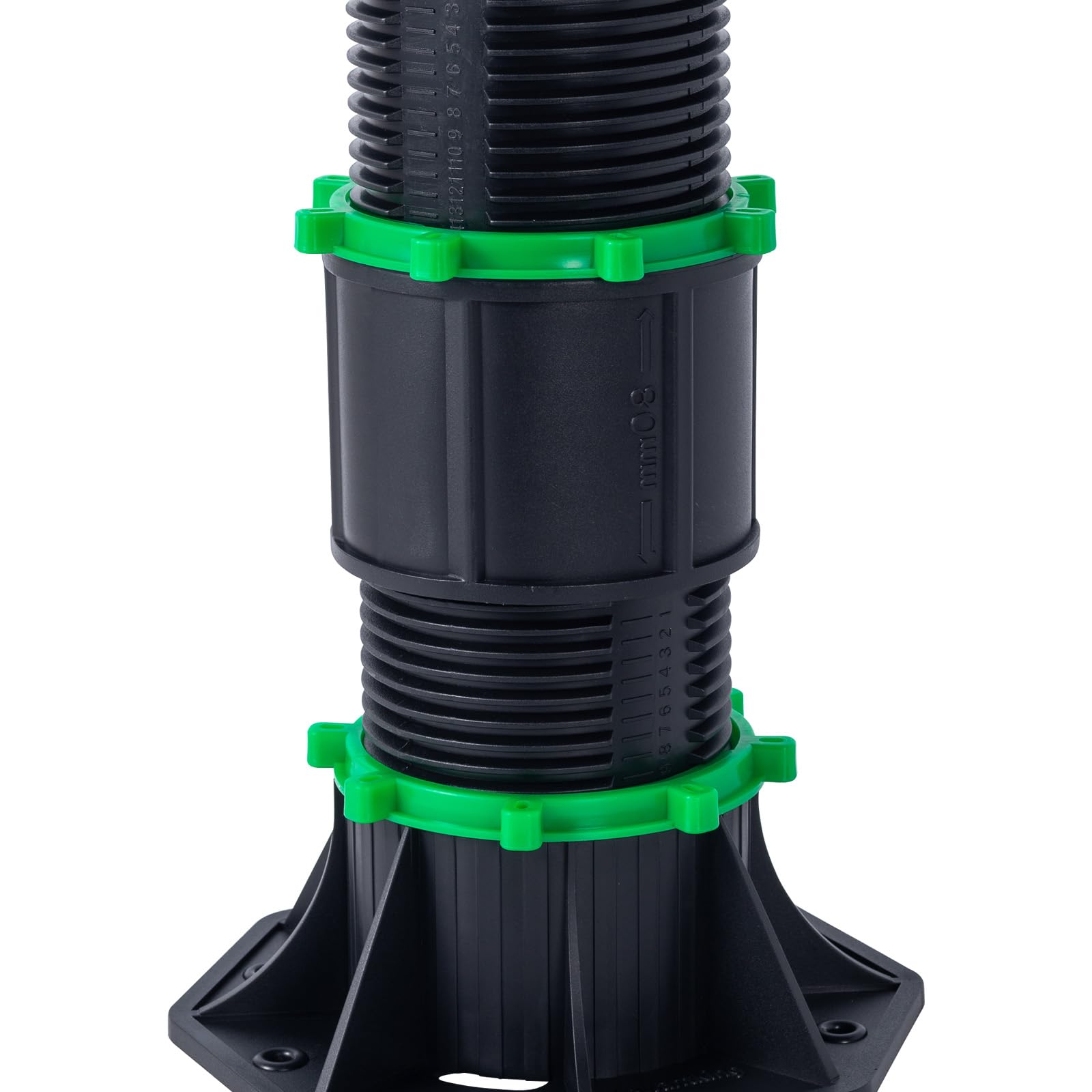 Snapklik.com : PHLKJL 8 Pack Adjustable Deck Support Pedestal