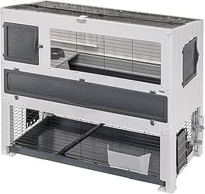 Ferplast Rabbit Cage BONNIE LARGE with Pet Pen, Indoor Rabbit Hutch 2 ...