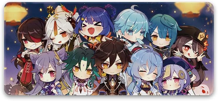 Amazon.com: Large Mouse Pad Anime Genshin Impact Gaming Mouse Pad ...