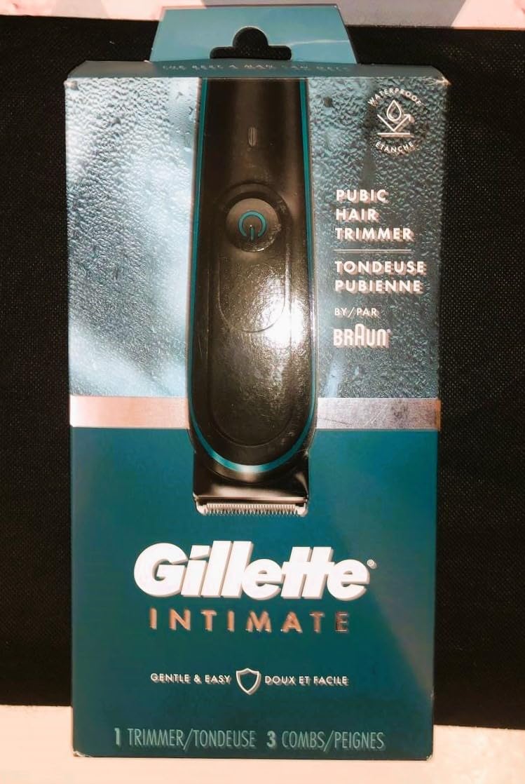 Gillette Intimate Men’s Pubic Trimmer, SkinFirst Pubic Hair Trimmer for ...