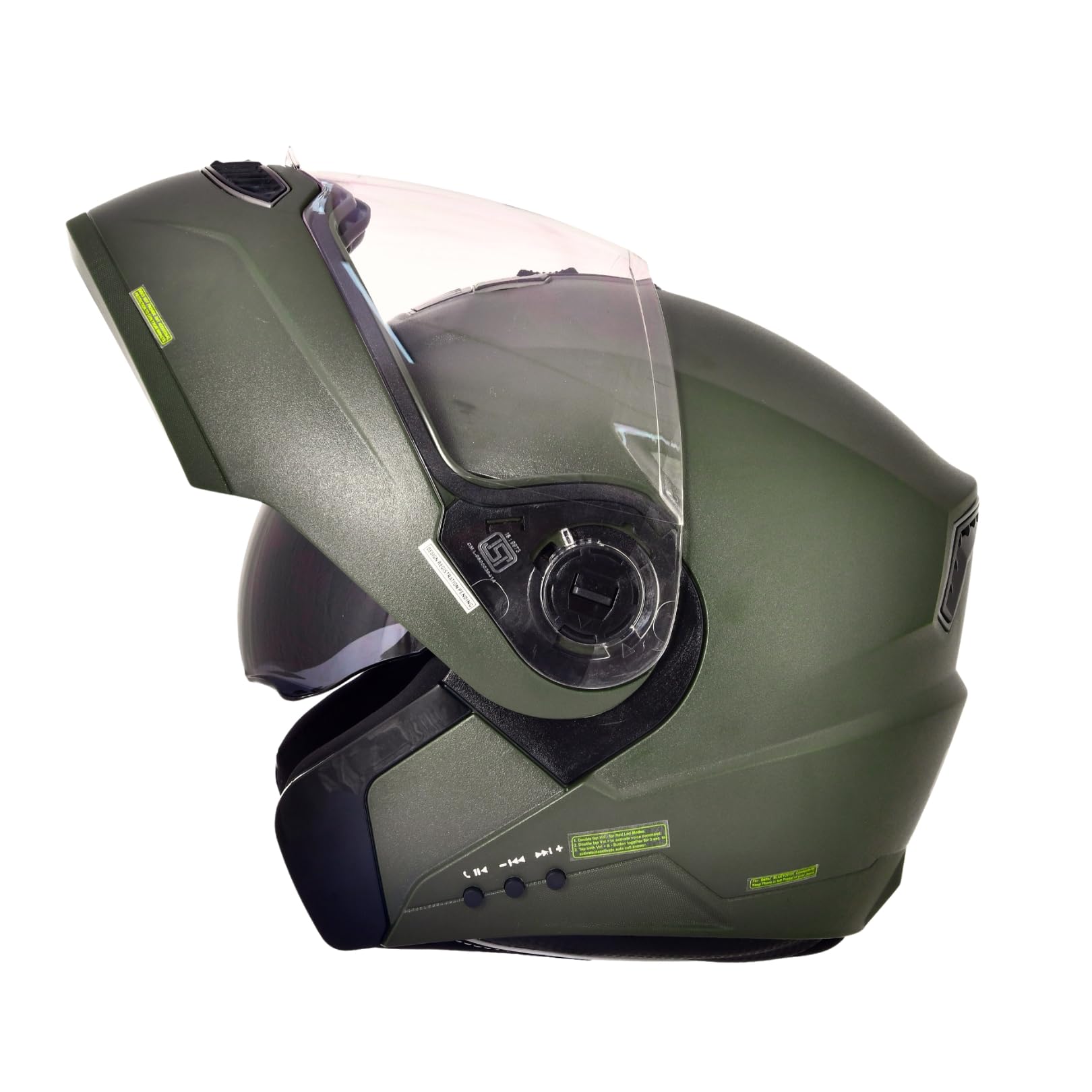 Headfox N2 Air 7 Dashing Smart Bluetooth Flipup Helmet Hands ...