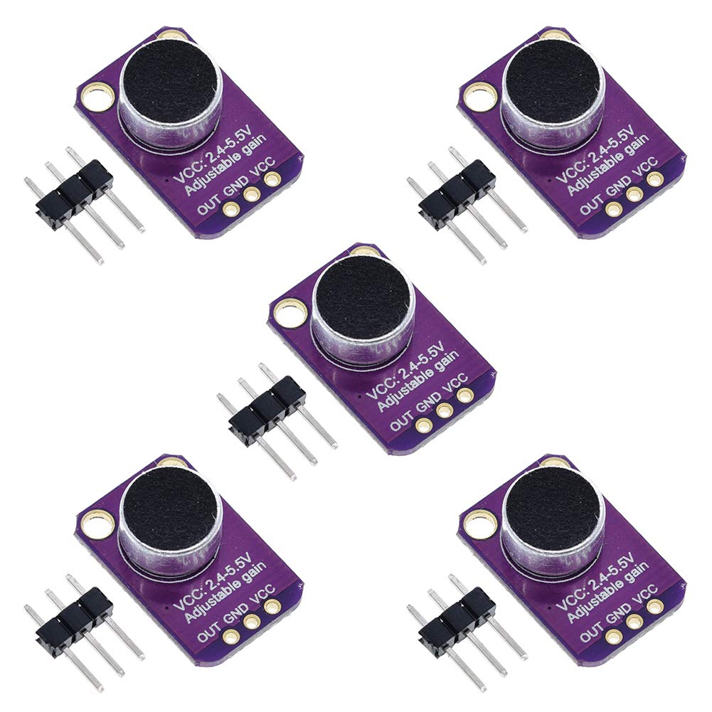 Buy ANMBEST 5PCS GY-MAX4466 Electret Microphone Amplifier Module with ...