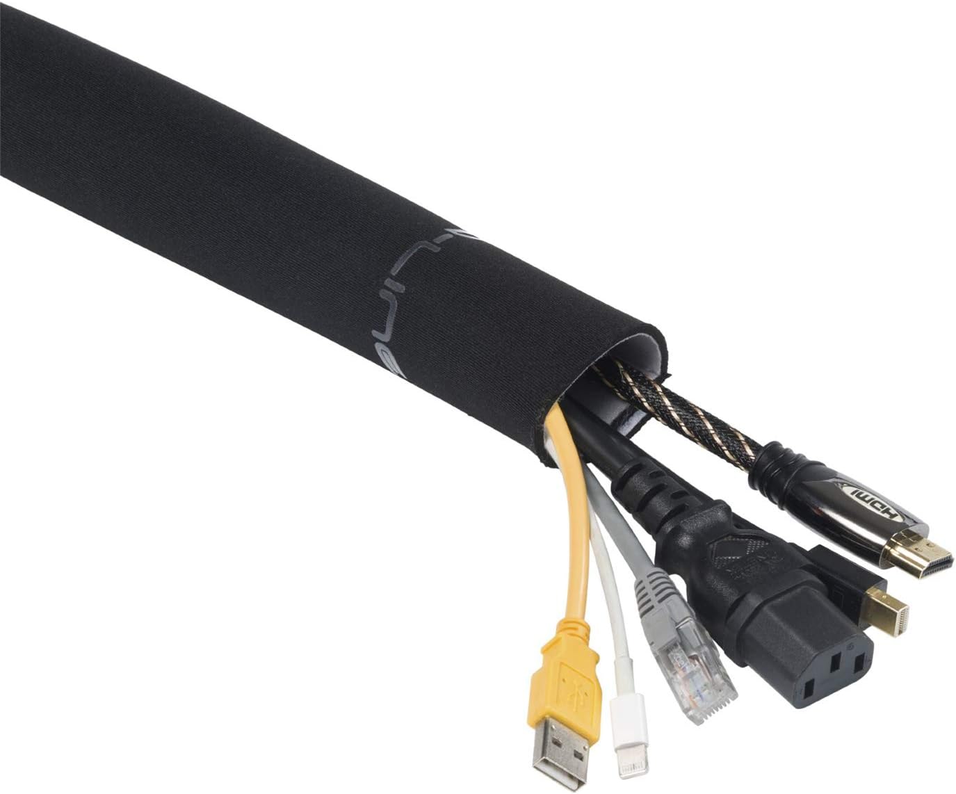 Amazon.com: MOSOTECH Cable Management Sleeve, 2x1.6m Braid Cable Tidy ...