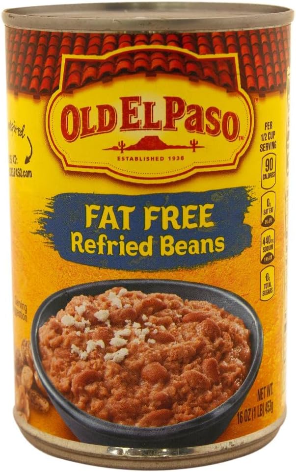 Amazon.com : Amazon Fresh, Canned Traditional Refried Beans, 16 Oz ...