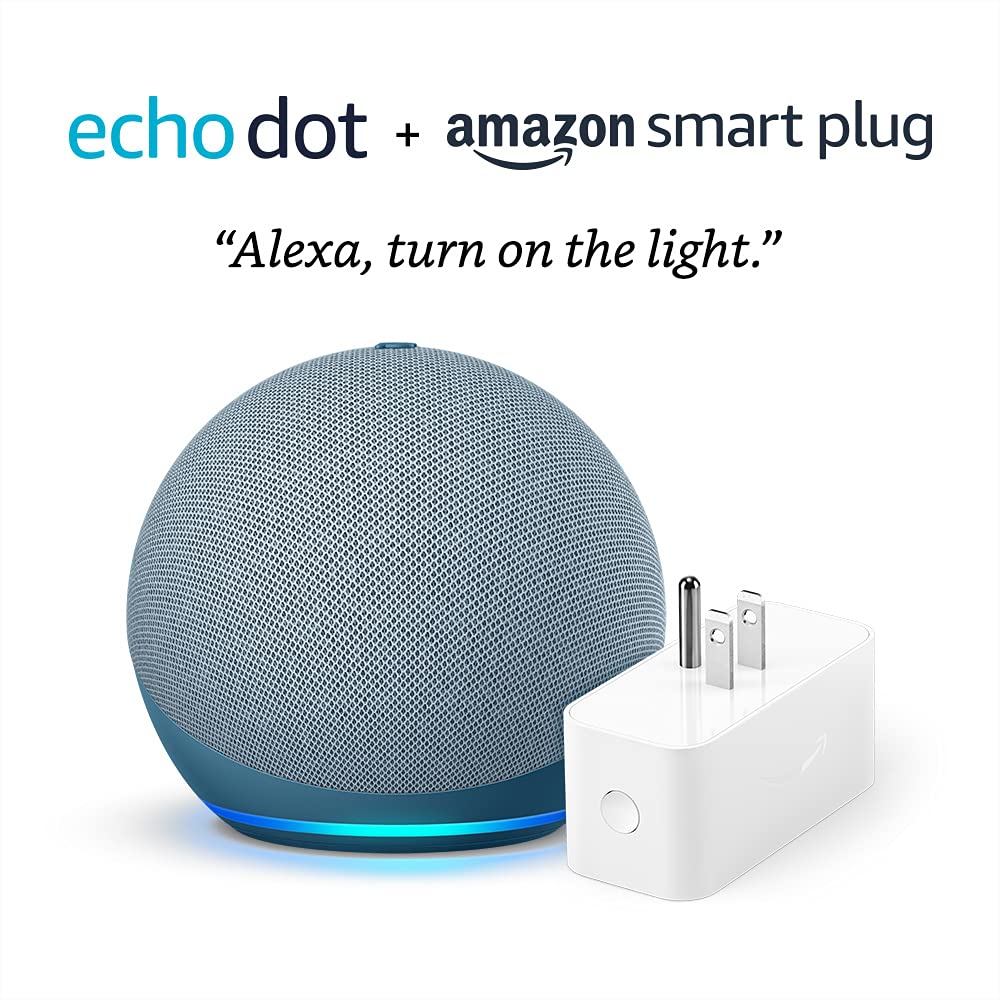 Echo Dot 4th Gen Amazon Smart Plug Twilight Blue | Desertcart OMAN