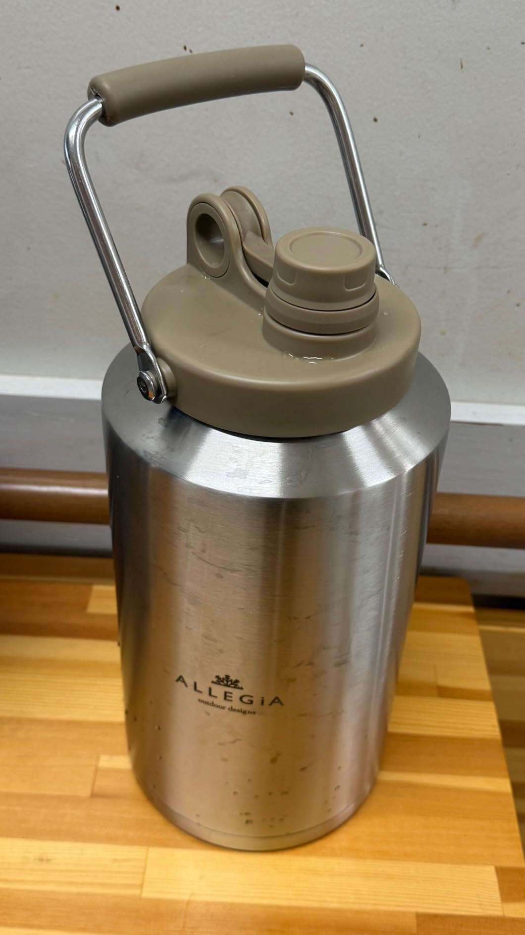 Amazon.co.jp: アレジア アイスコンテナ ジャグ アウトドア 真空 ボトル 保冷 1.8L 3.5L 氷 持ち運び 長時間 HOTも対応 ステンレス キャンプ 氷入れ AR ...