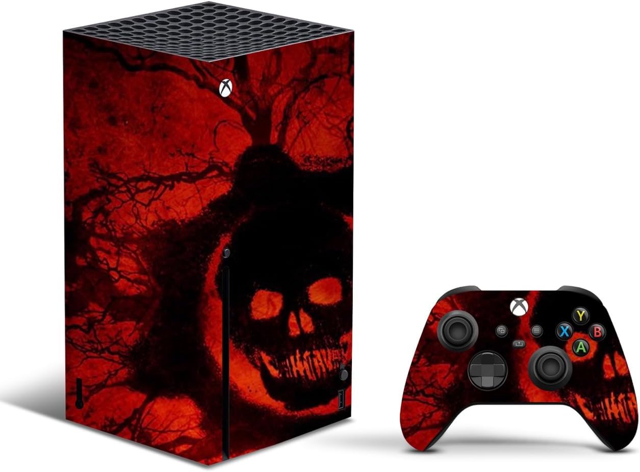 Amazon.com: Vinyl Wrap Skin Venom Compatible with X-Box Series X +2 ...
