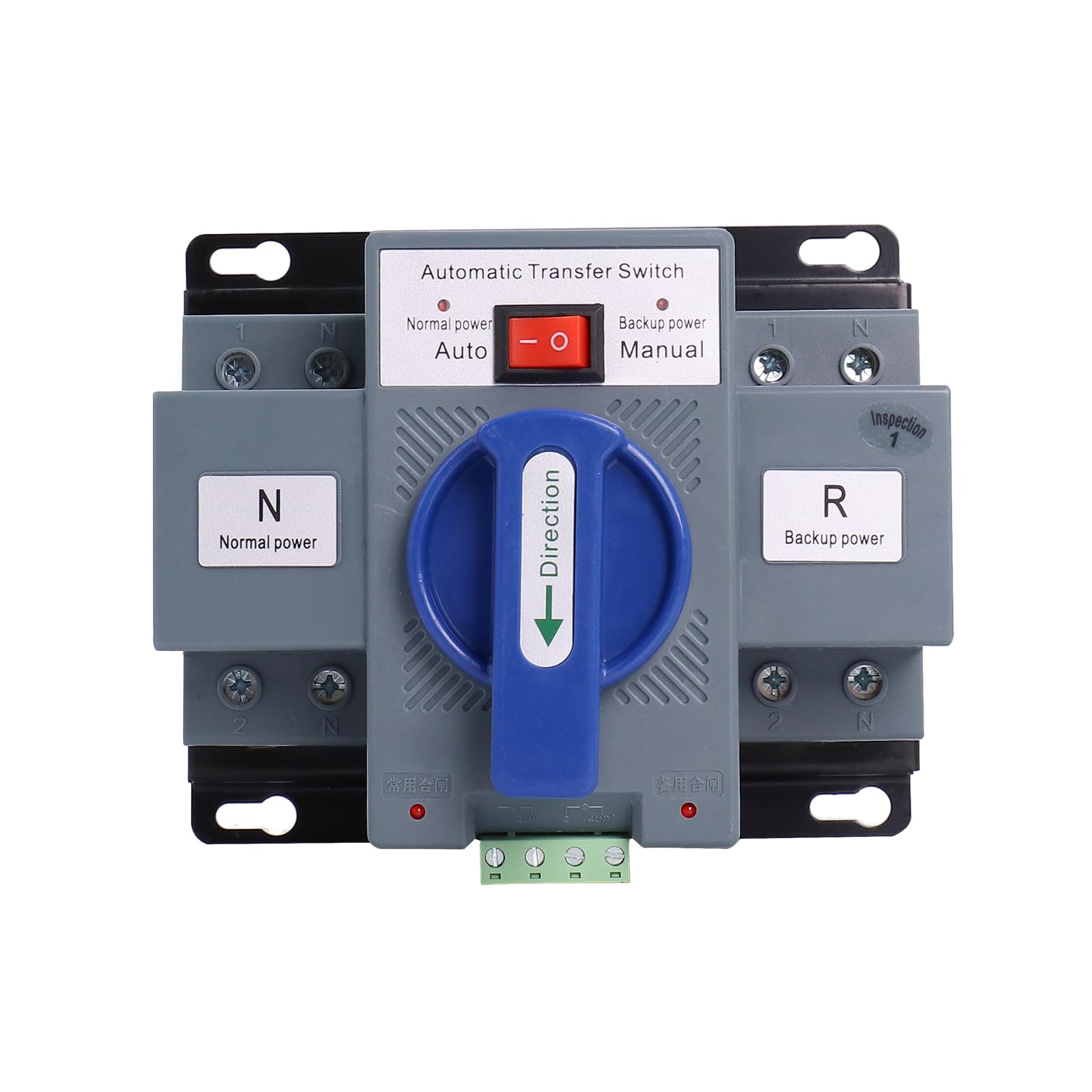Interruptor De Transferencia Automática Din Rail 2P 3P 4P ATS Dual ...