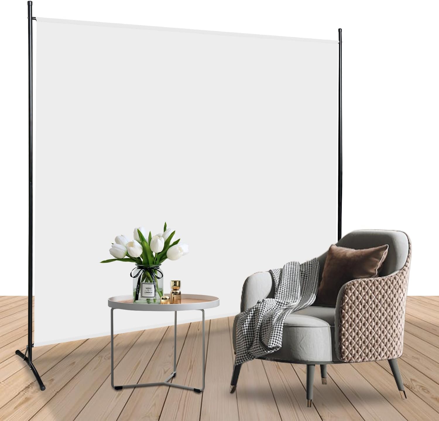 Screen Room Divider 180 x 180 cm, Divider Freestanding Privacy Screen ...