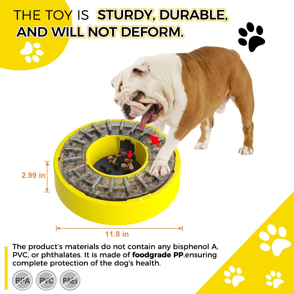Mankoda Adjustable Dog Feeder, Slow Down Eating and Maintain ...