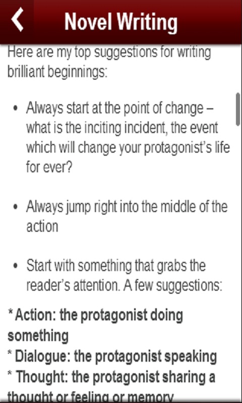 Novel Writing - App on Amazon Appstore
