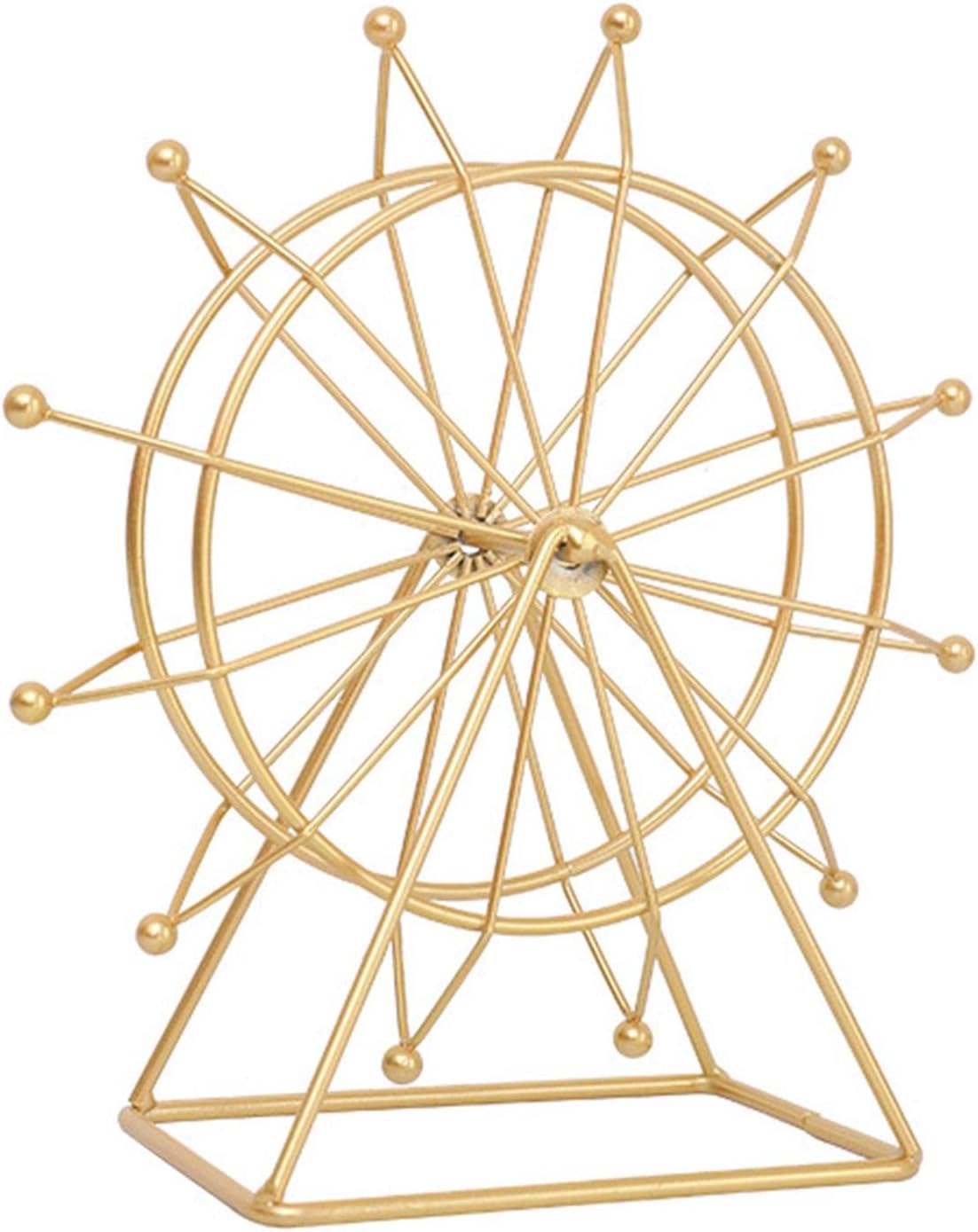 Amazon.com: ARTACCEN Ferris Wheel Bookshelf Decor – Gold Decor Modern ...