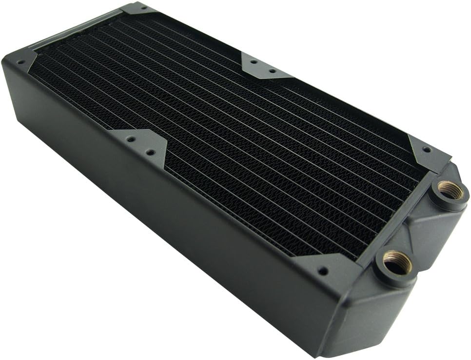 Amazon.com: Koolance HX-240XC Radiator, 2x120mm Fans, 54mm Thick, 30 ...