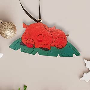Amazon.com: Filipino Lechon Wooden Christmas Ornament : Home & Kitchen