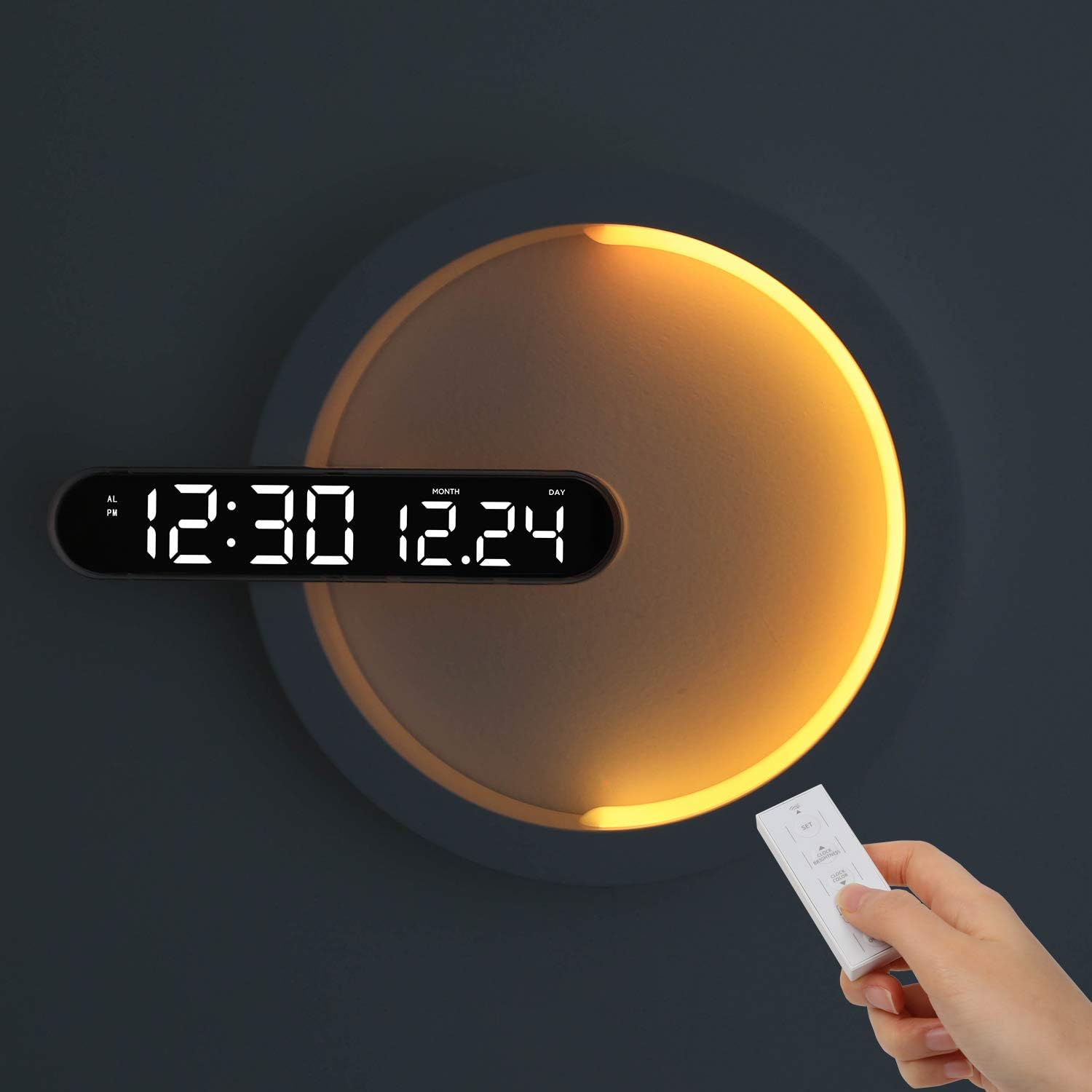 Amazon.com: Lomi Sunrise Alarm Clock with Himalayan Salt Pebble Base ...