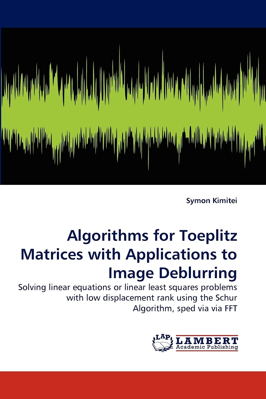 Algorithms For Toeplitz Matrices With Applications To Image Deblurring