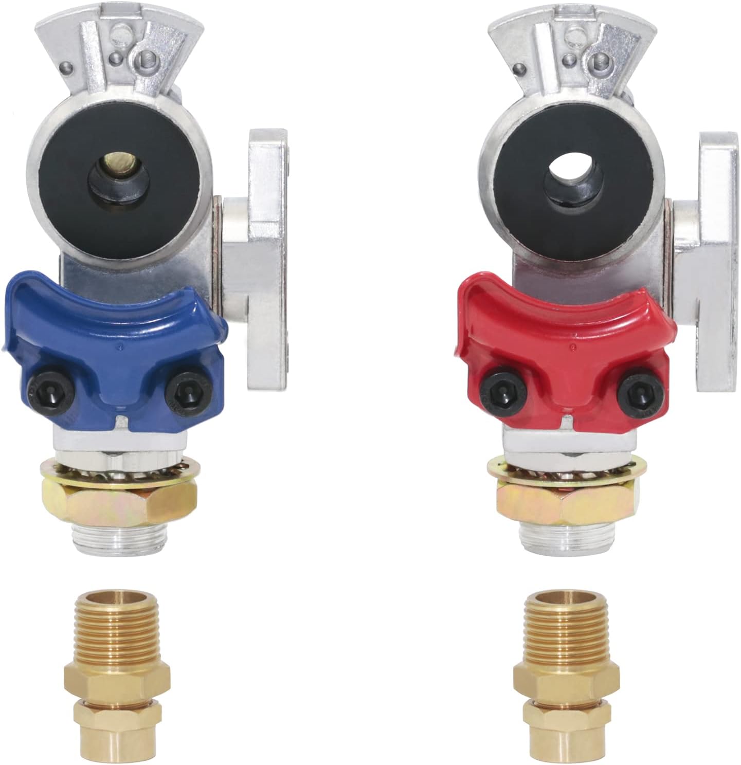 Amazon.com: Boeray Shut-Off Aluminum Emergency Glad Hands with Filter ...