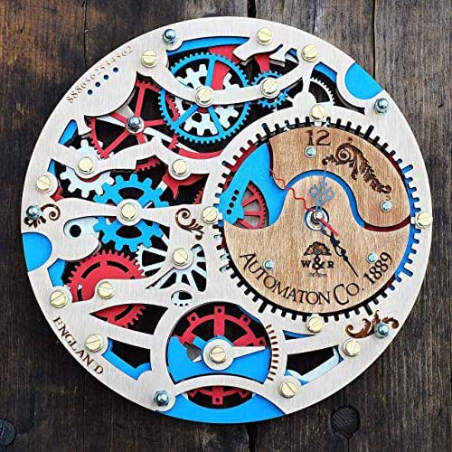 Amazon.com: Automaton skeleton 1832 Union Jack wall clock HANDCRAFTED ...