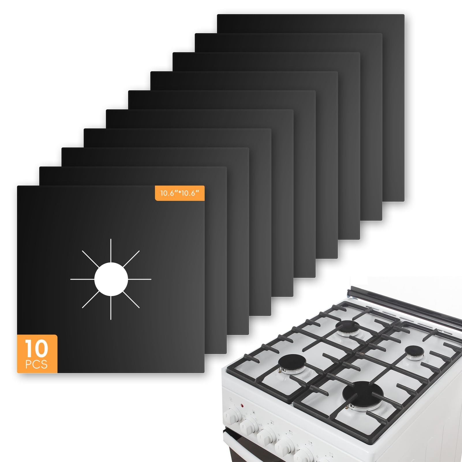 Amazon.com: Stove Burner Covers, Gas Stove Protectors, Gas Stove Burner ...