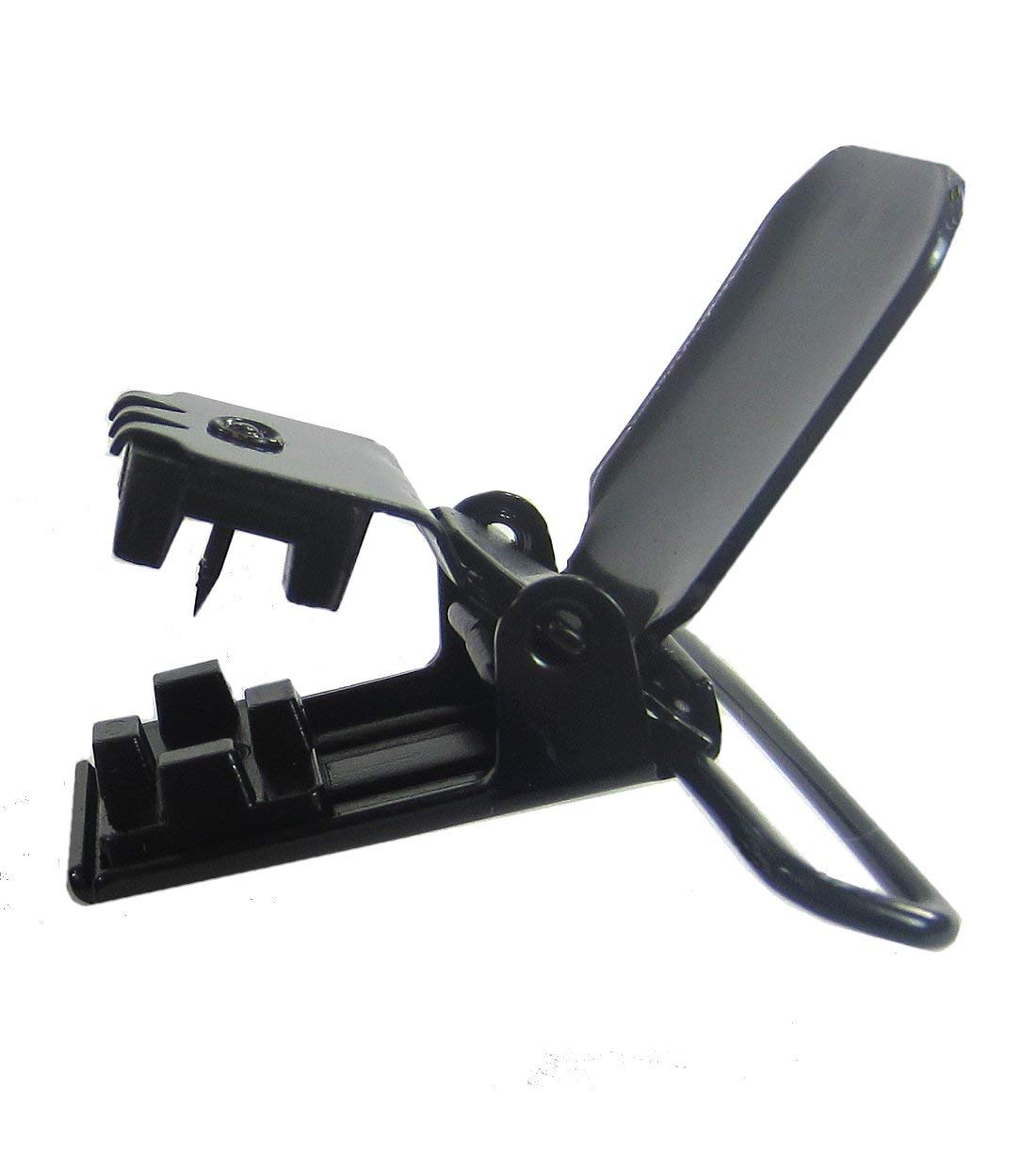 Jumbo Holdup patented no-slip suspender center pin type clips (Black, 1 ...