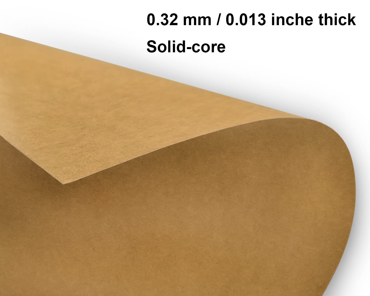 Snapklik.com : Brown Kraft Cardstock 100 Sheets 8.5 X 11 Inches, 80 Lb ...