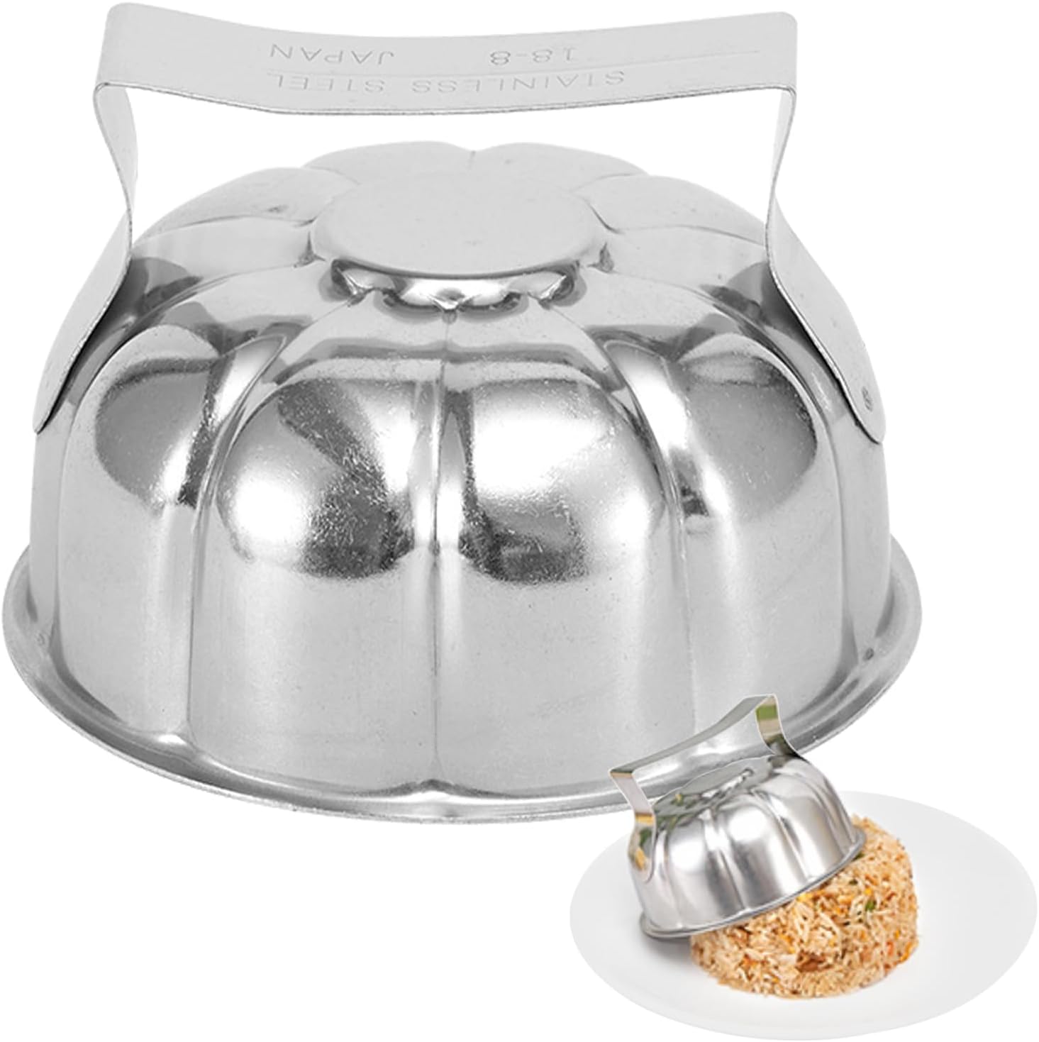 Amazon.com | Shoxil Heart-shaped Onigiri Mold, Stainless Steel Rice ...