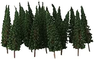 Amazon.com: Model Trees Kit,10Pcs 6.5cm Plastic Model Trees Building ...