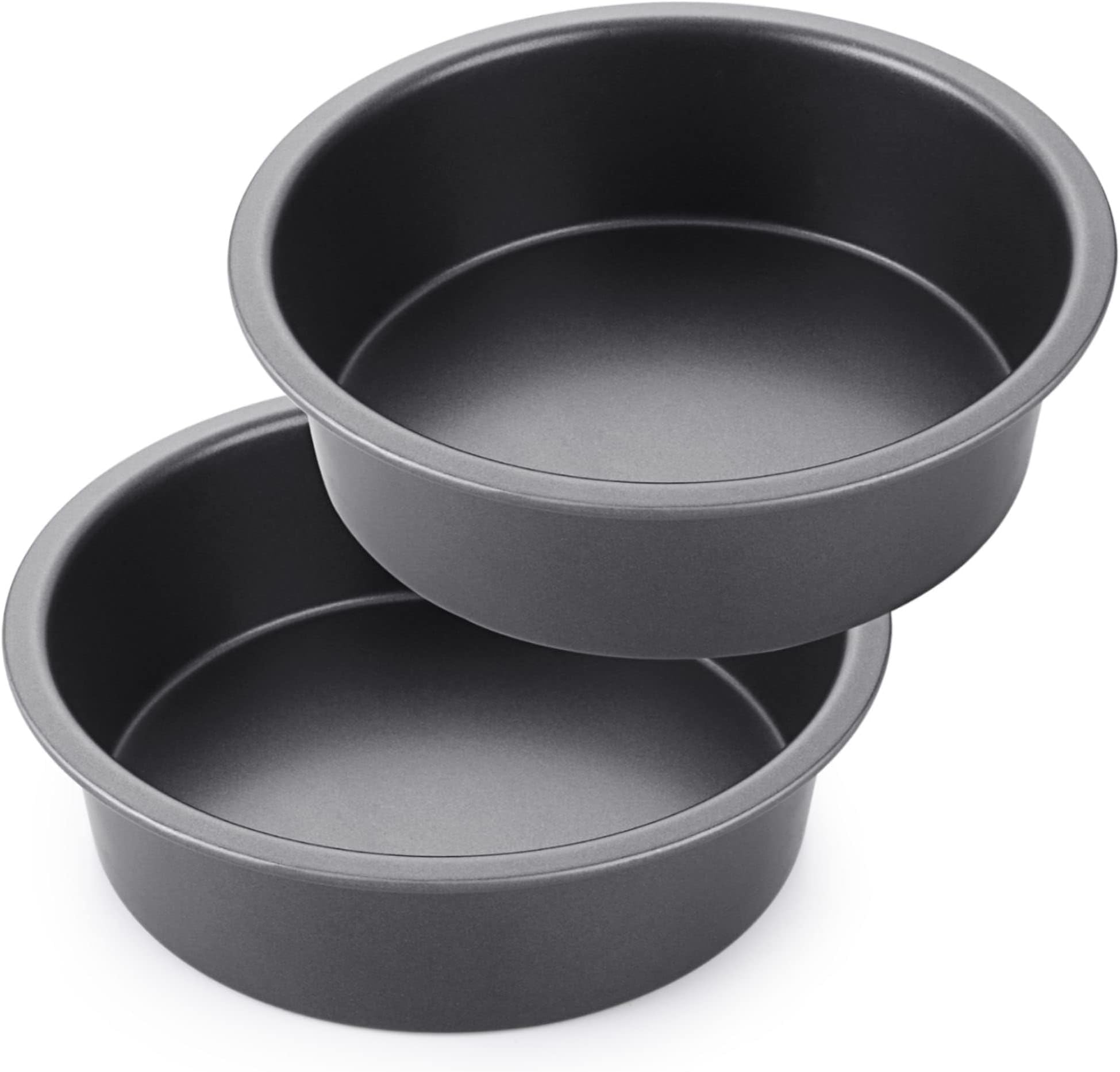 Amazon.com: TeamFar 8 Inch Cake Pan, 3 Pcs Round Cake Pan Tier Cake Pan ...