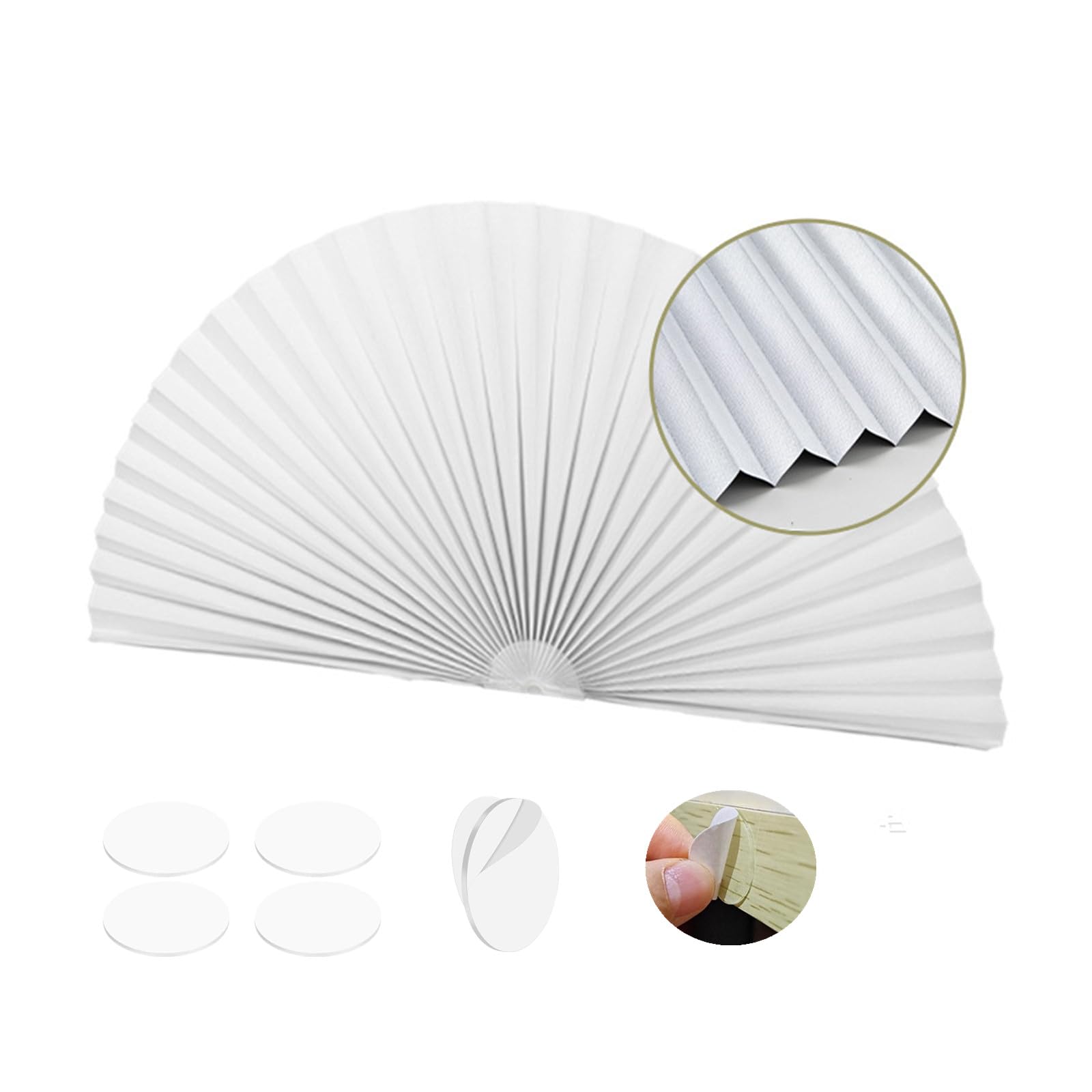 Amazon.com: Half Round Window Shade,Full Blackout Blinds,Arch Window ...