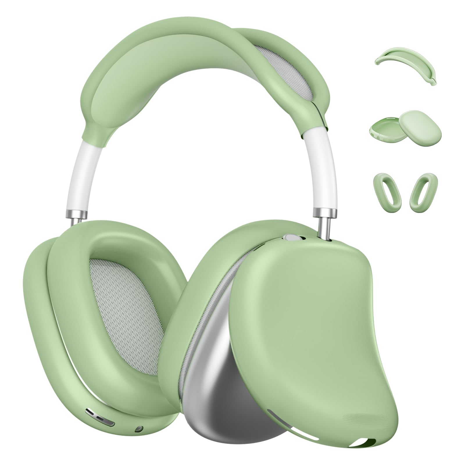 Amazon.com: 3-in-1 Cover for AirPod Max, Soft Silicone Case Kit for ...