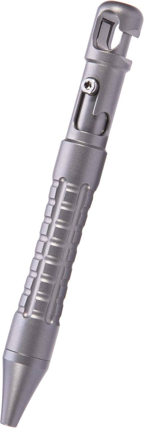 TACRAY Mini Titanium EDC Pen,Keychain Pen,Pocket Size Pen,Small Bolt ...