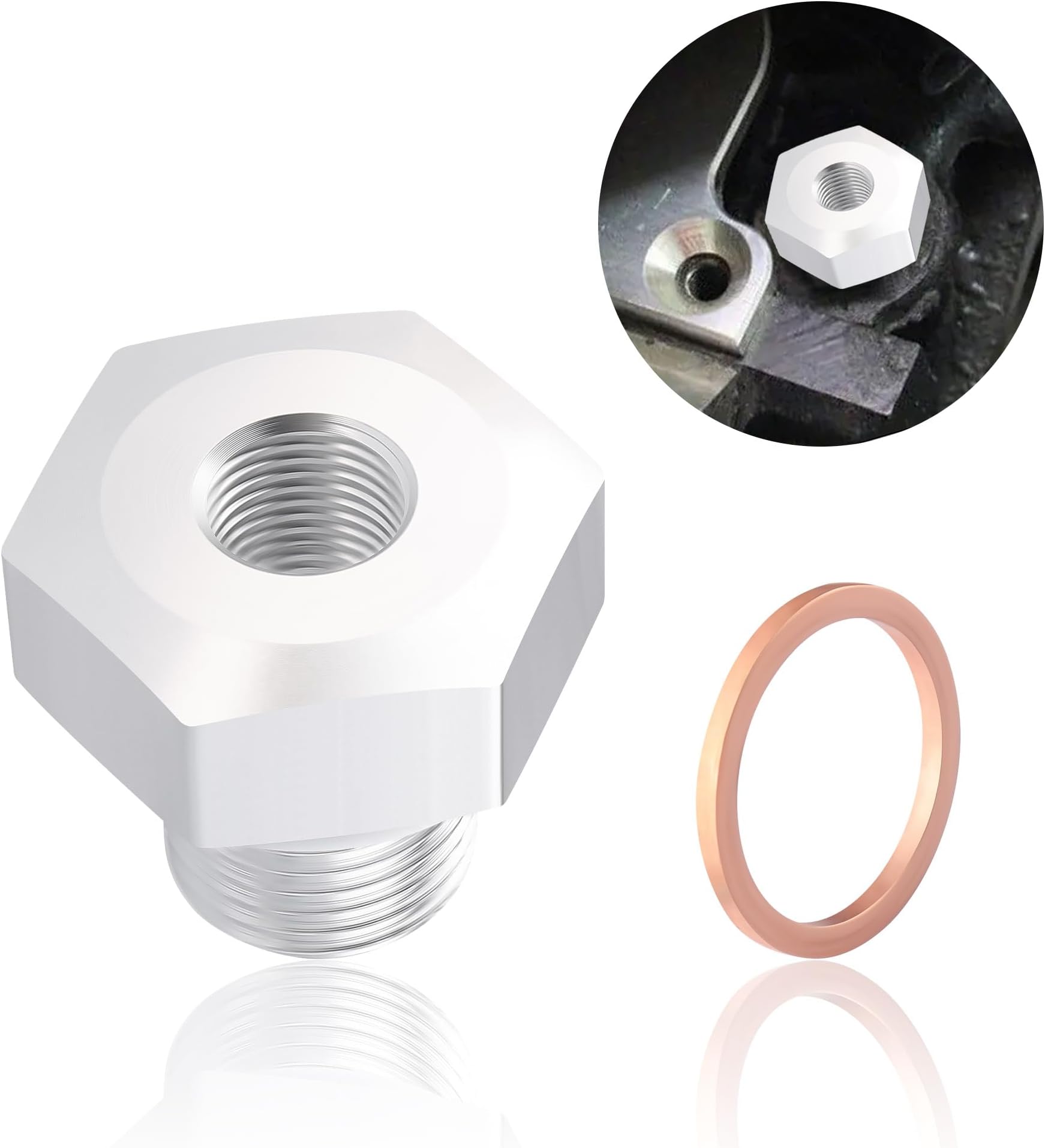 Amazon.com: LS Oil Pressure Adapter Compatible with All GM LS Series ...