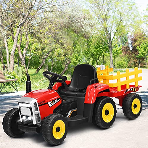 Plan Hoot Tracteur électrique 12 V 7 Ah pour enfants alimenté par ...