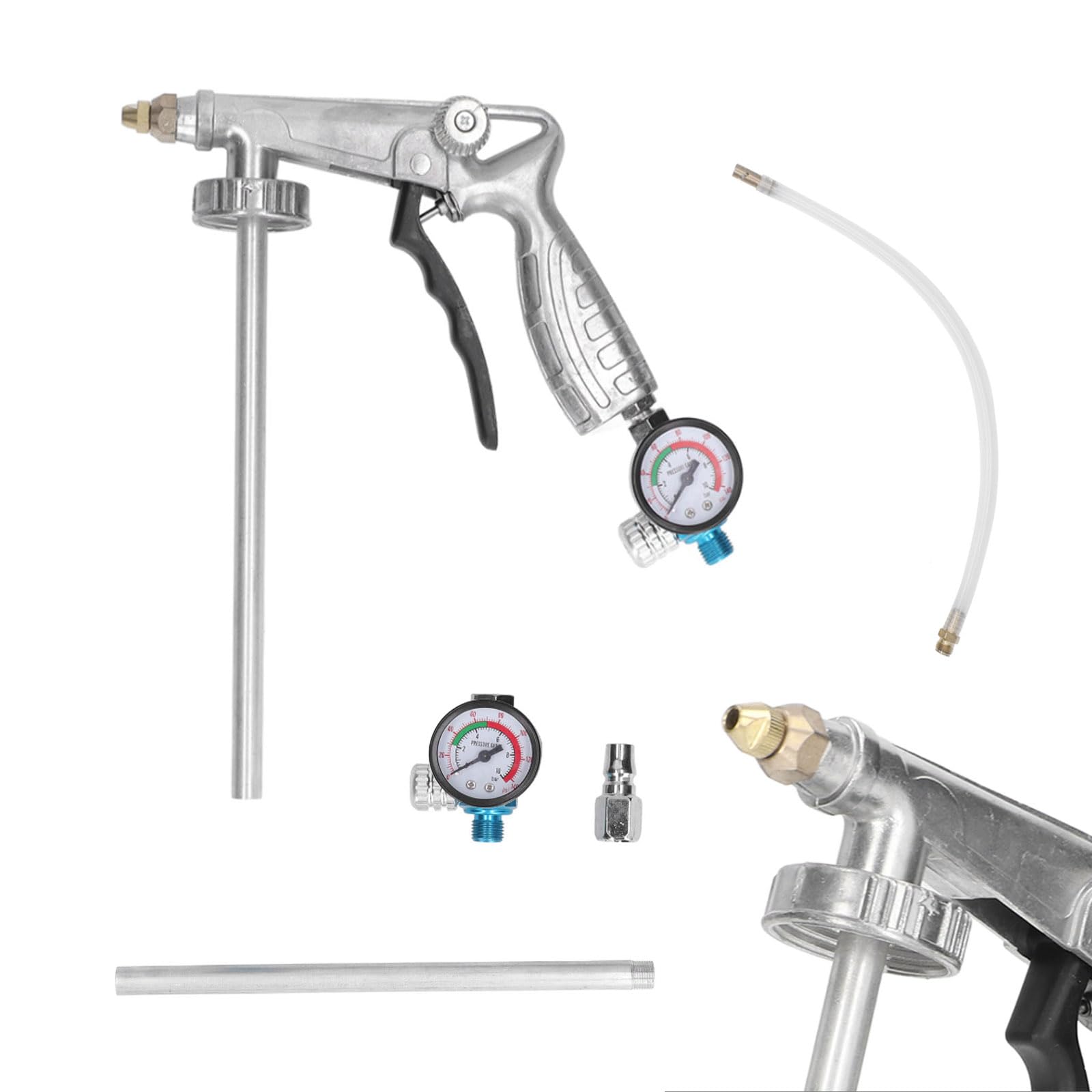 Aluminum Alloy Air Undercoating Spray Gun, Adjustable Pressure Spray ...