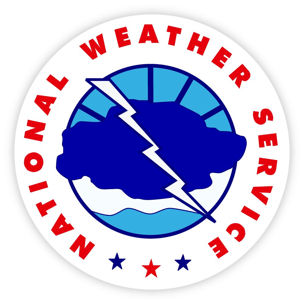 Amazon.com: National Weather Service sticker decal 4" x 4" : Sports ...