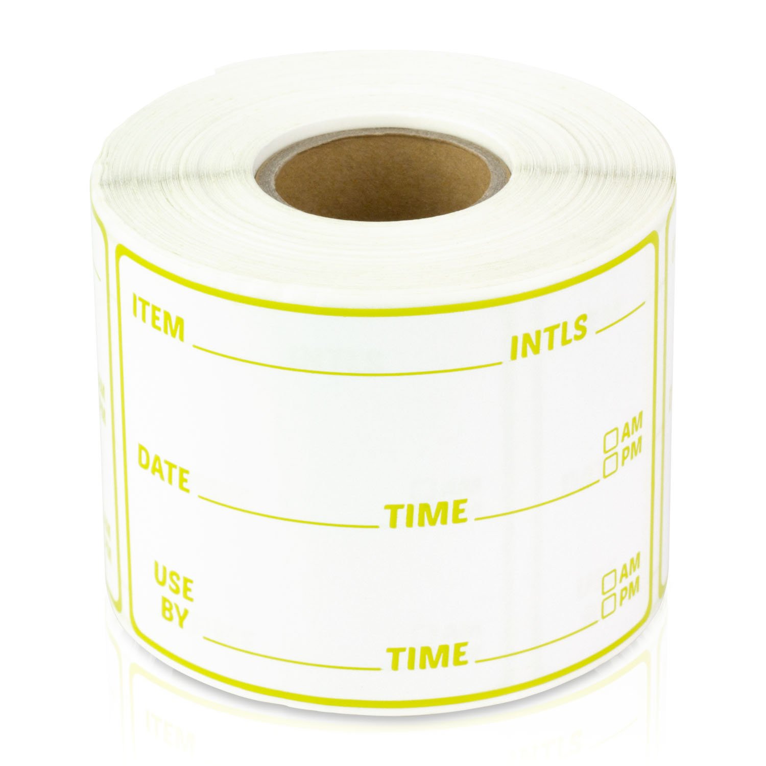 Buy Food Rotation Labels - 2" x 3" Yellow Color Coded Writable Freezer ...
