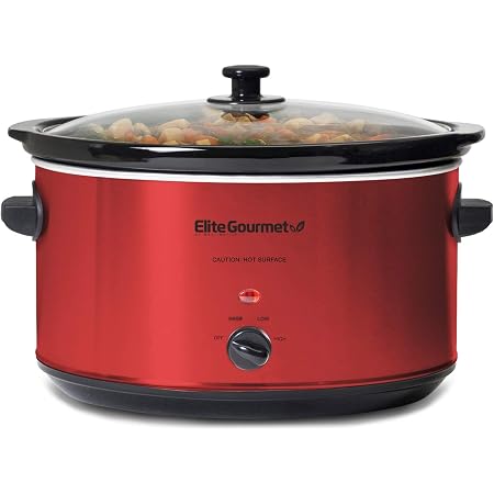 Amazon.com: Hamilton Beach 33182 8-Quart Oval Slow Cooker, Black ...