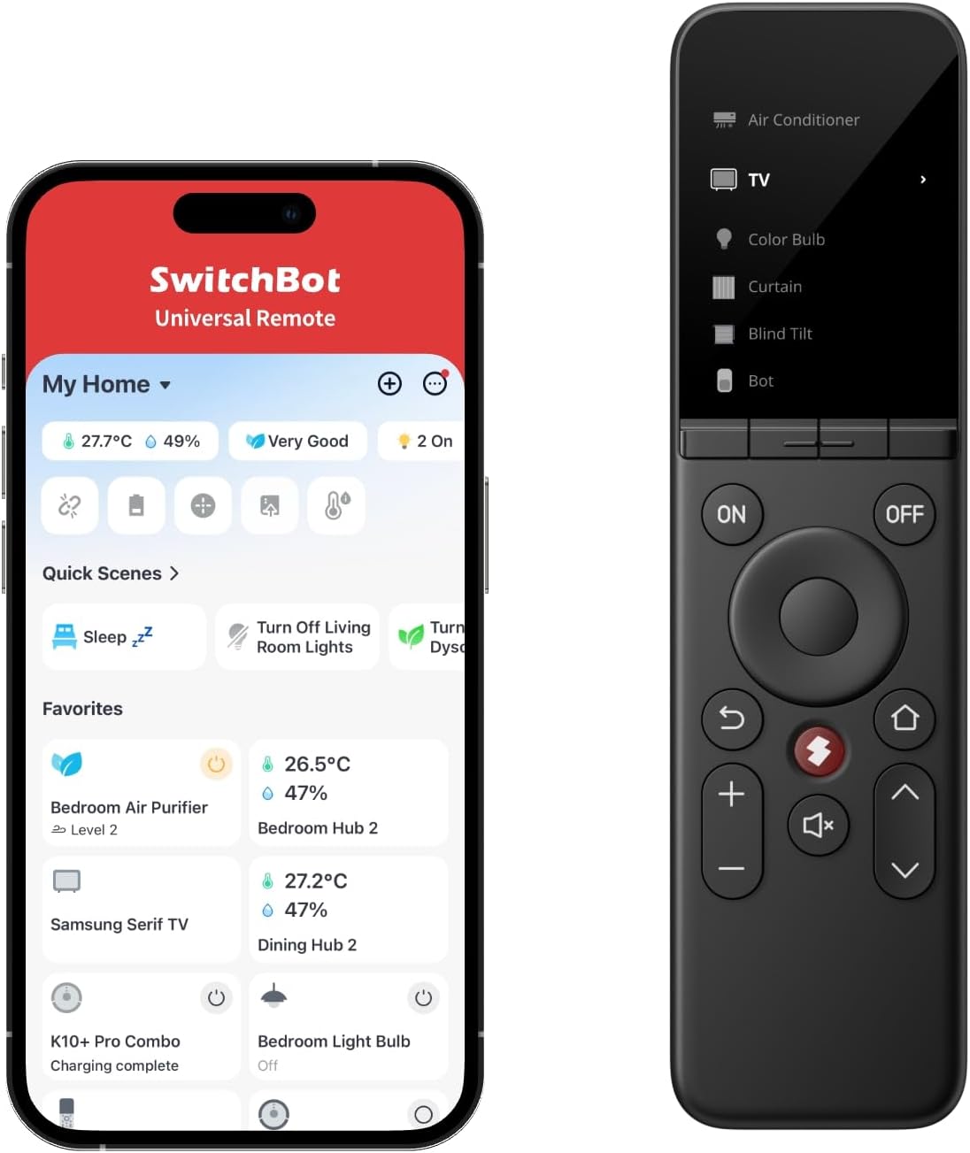 SwitchBot Universal Remote Control with Customizable APP, All-in-one ...