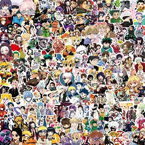Cool Anime Stickers, Pack of 200 Mixed Japanese Cartoon Decals of Anime ...