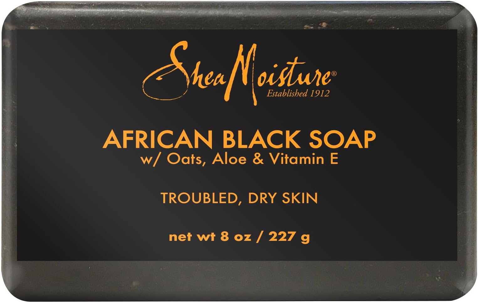 Amazon.com : SheaMoisture Bar Soap African Black Soap for Troubled Skin Cleanser with Shea ...