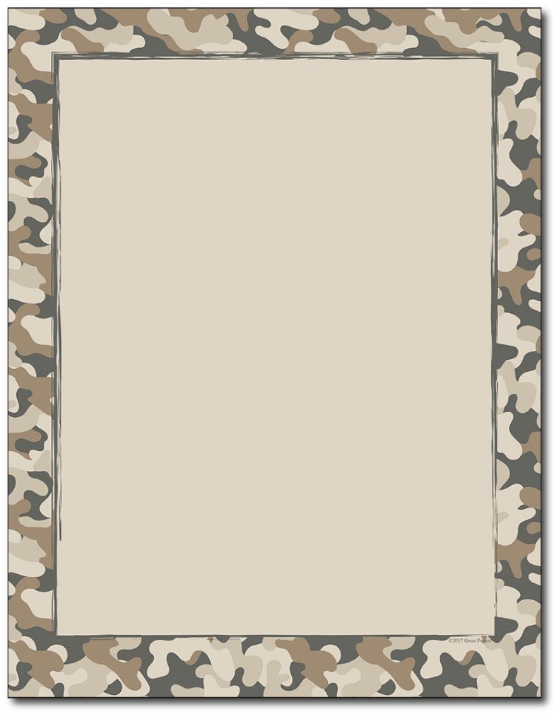 Camo Border Template
