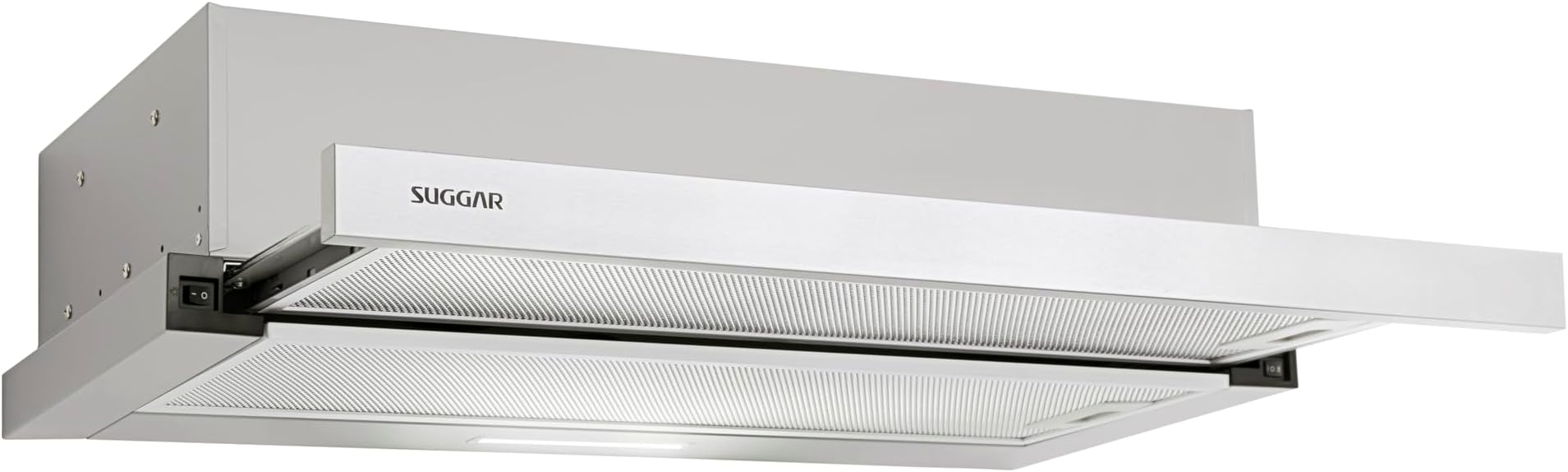 SUGGAR DEPURADOR DE AR SLIM DE EMBUTIR 80CM FRONTAL INOX 110V DE81IX ...