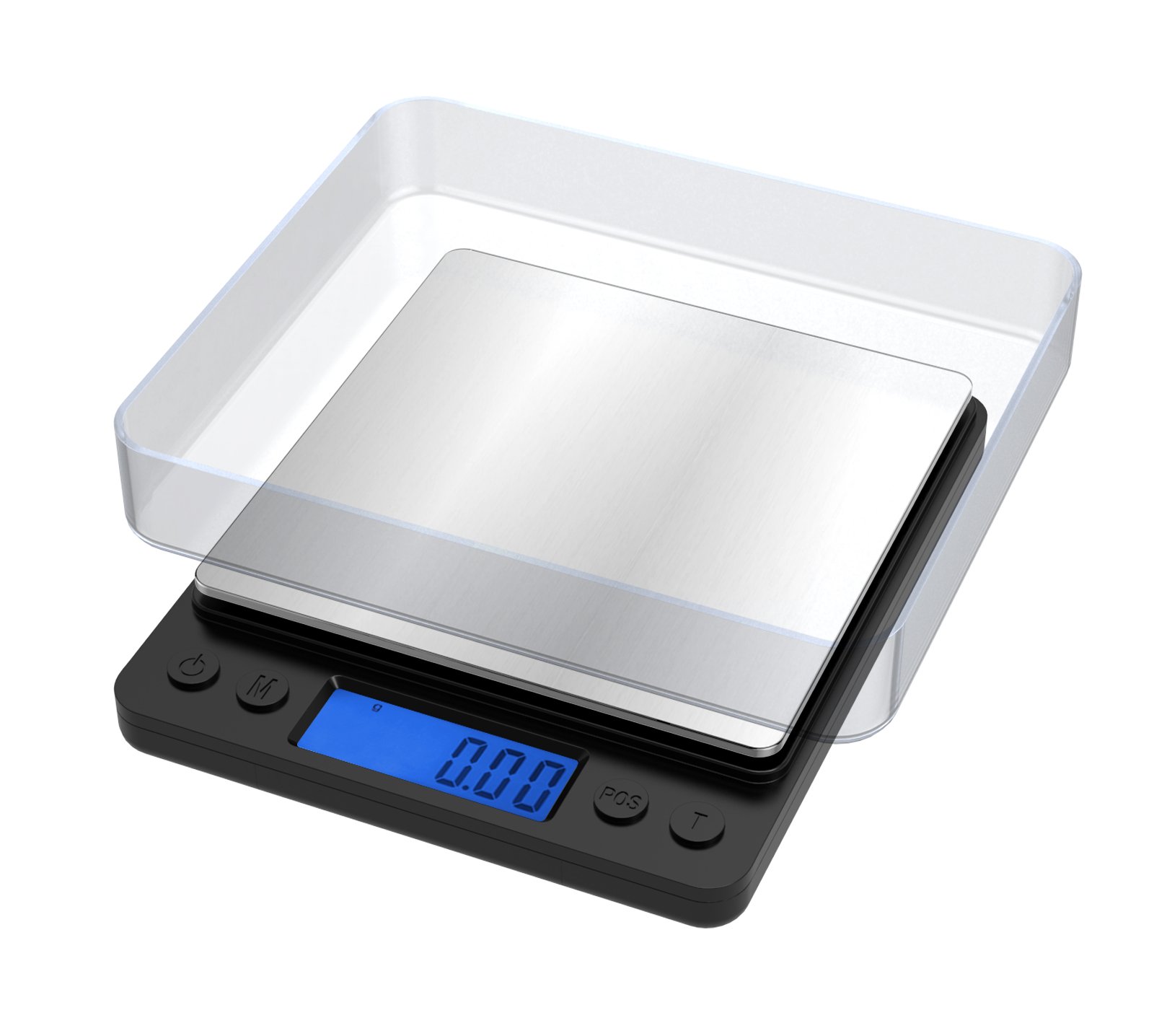 Ascher Electronic Portable Digital Weighing Scale with Back-lit LCD ...
