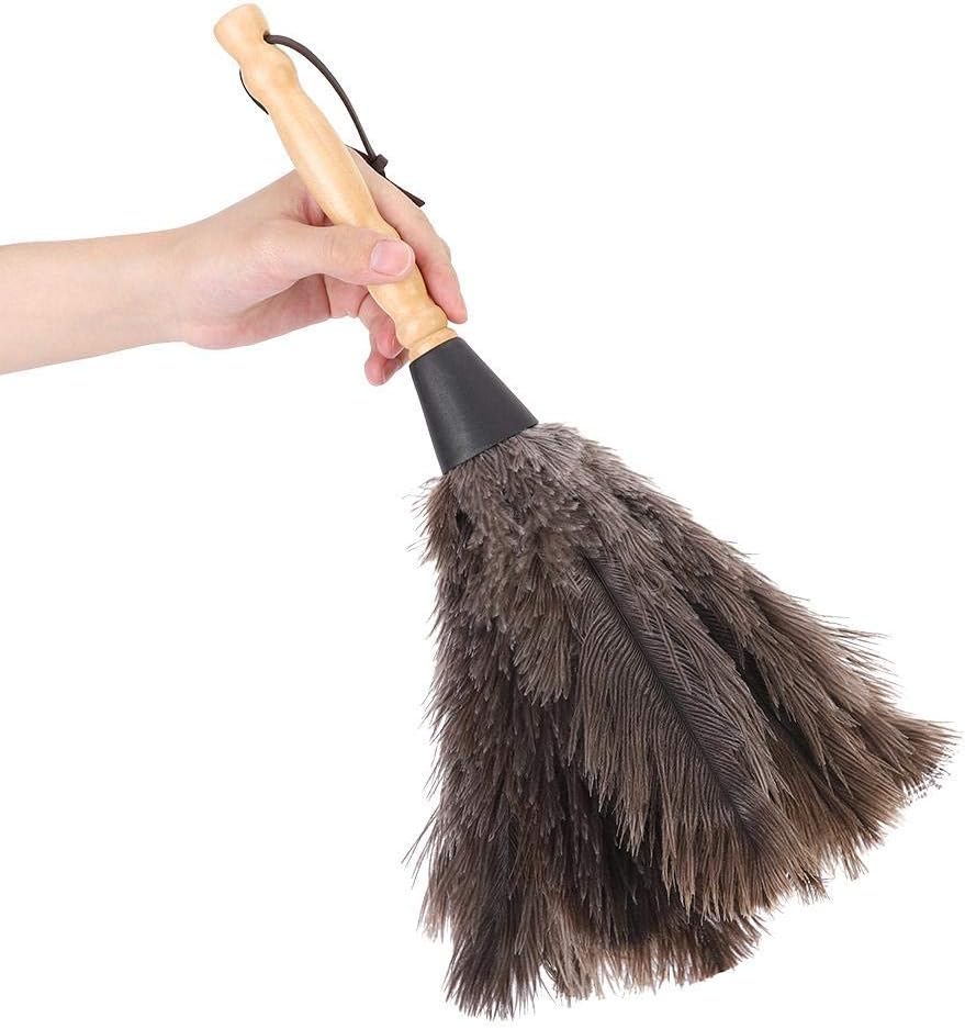 Soft Real Ostrich Feather Duster,13.4inch Anti Static Dusters with ...