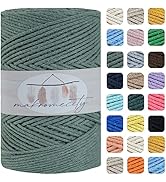 Amazon.com: Makromecity, Cotton Macrame Cord 2mm x 195 Yards (590 feet ...