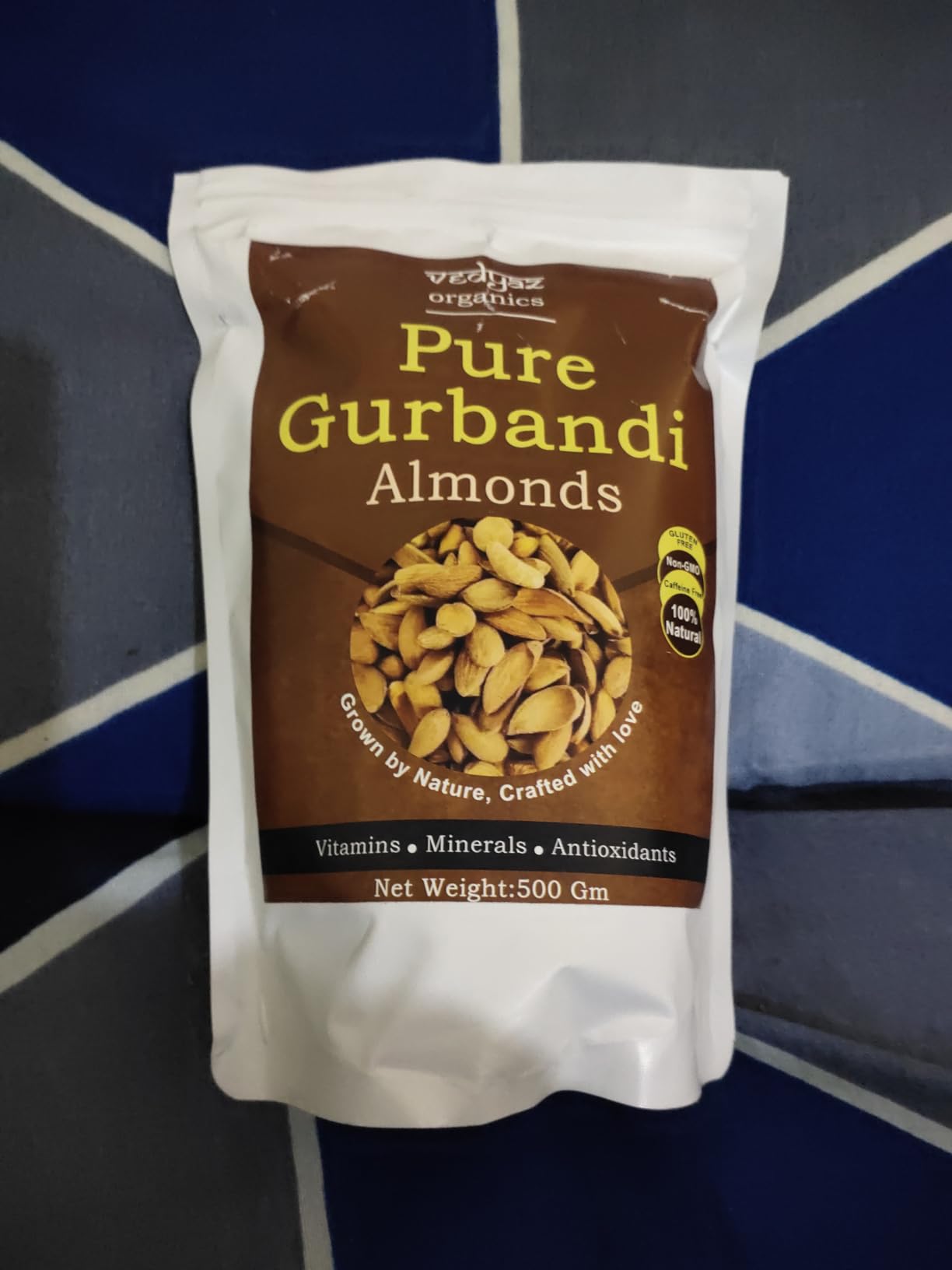 Vedyaz Organics 100% Pure Afghan Gurbandi Badam/Almonds/Choti Giri -100 ...