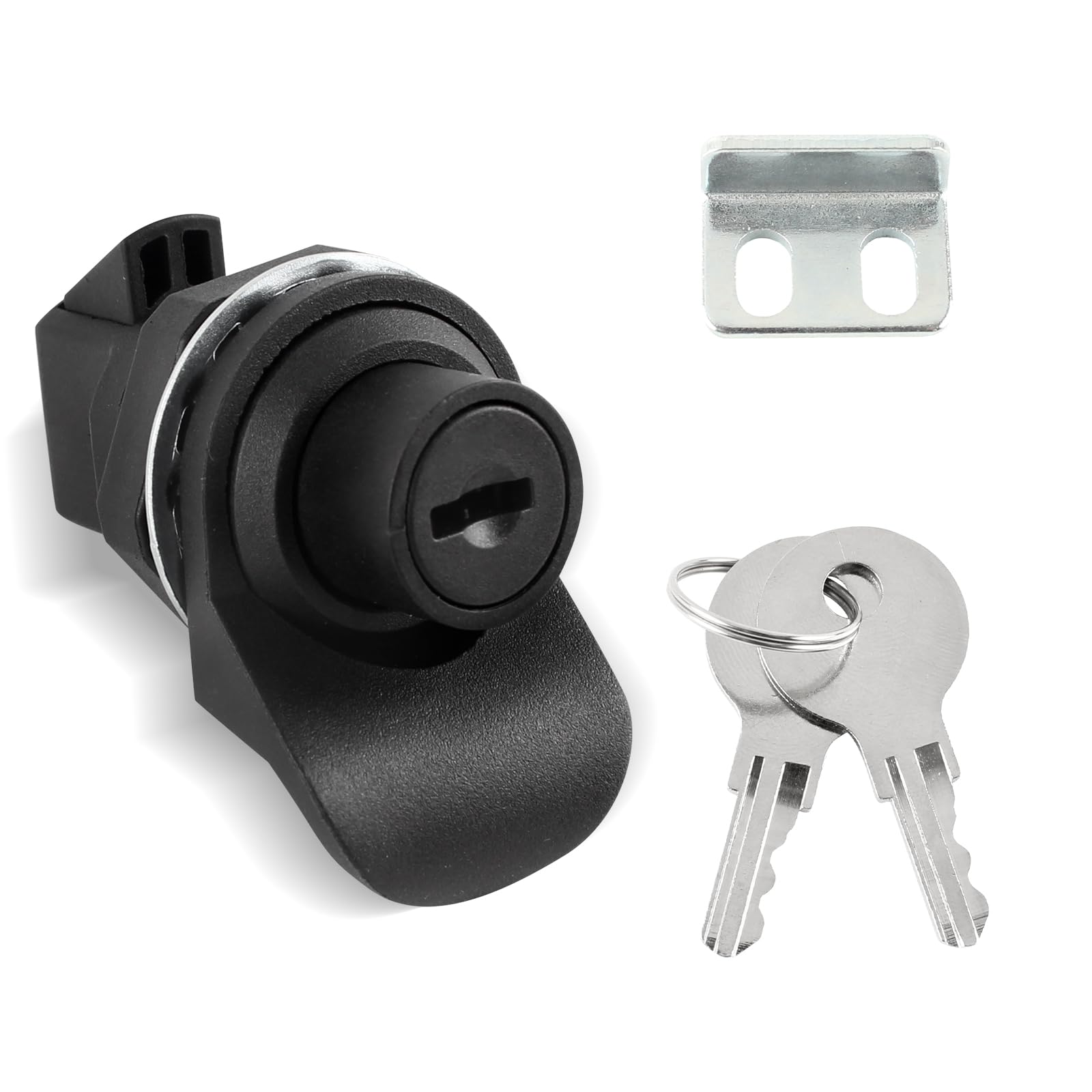 HOWDIA 1Pcs Push Button Lock Glove Box Latch, Tool Box Latch for Truck ...