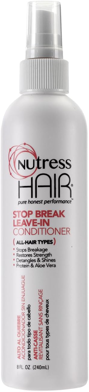Amazon.com : Nutress Hair Stop Break Leave-in Conditioner, 8oz : Hair ...