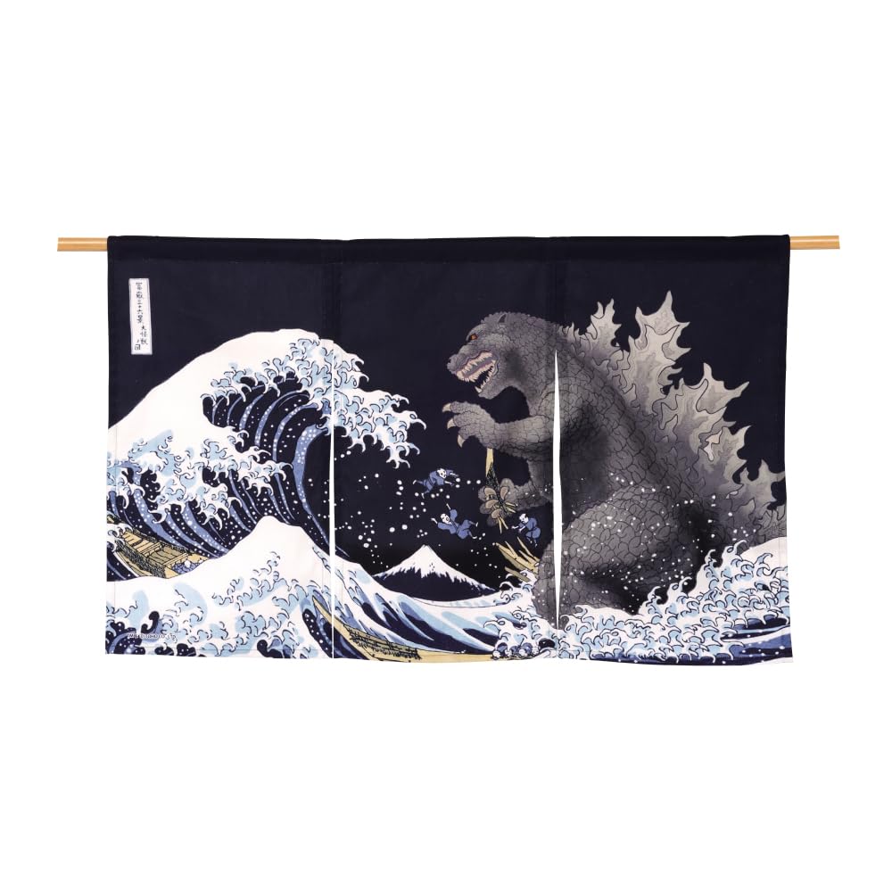 Amazon.com: Godzilla Japanese NOREN（Japanese Noren Curtain Tapestry ...