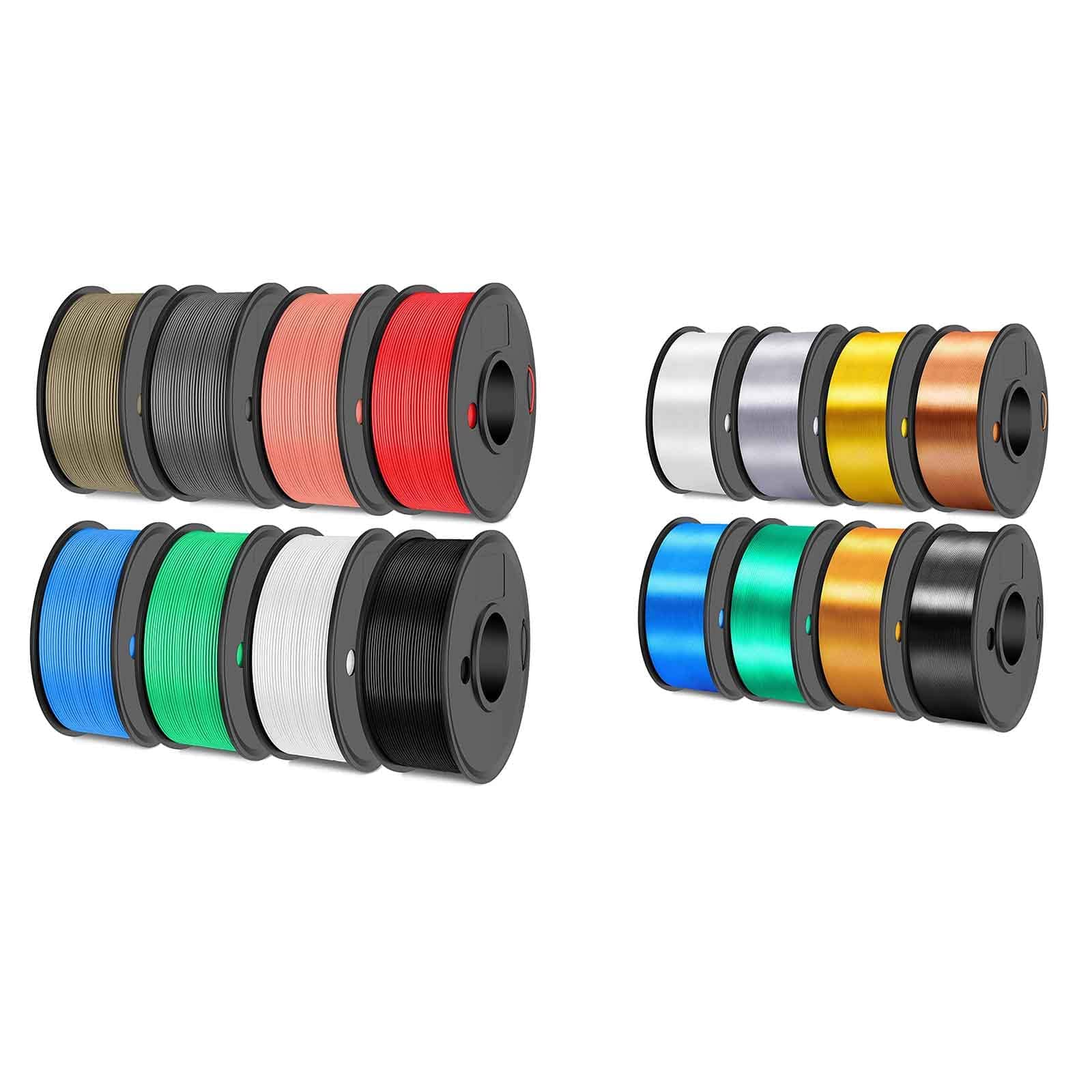Amazon.com: SUNLU 3D Printer Filament, PLA Matte and SILK Filament ...
